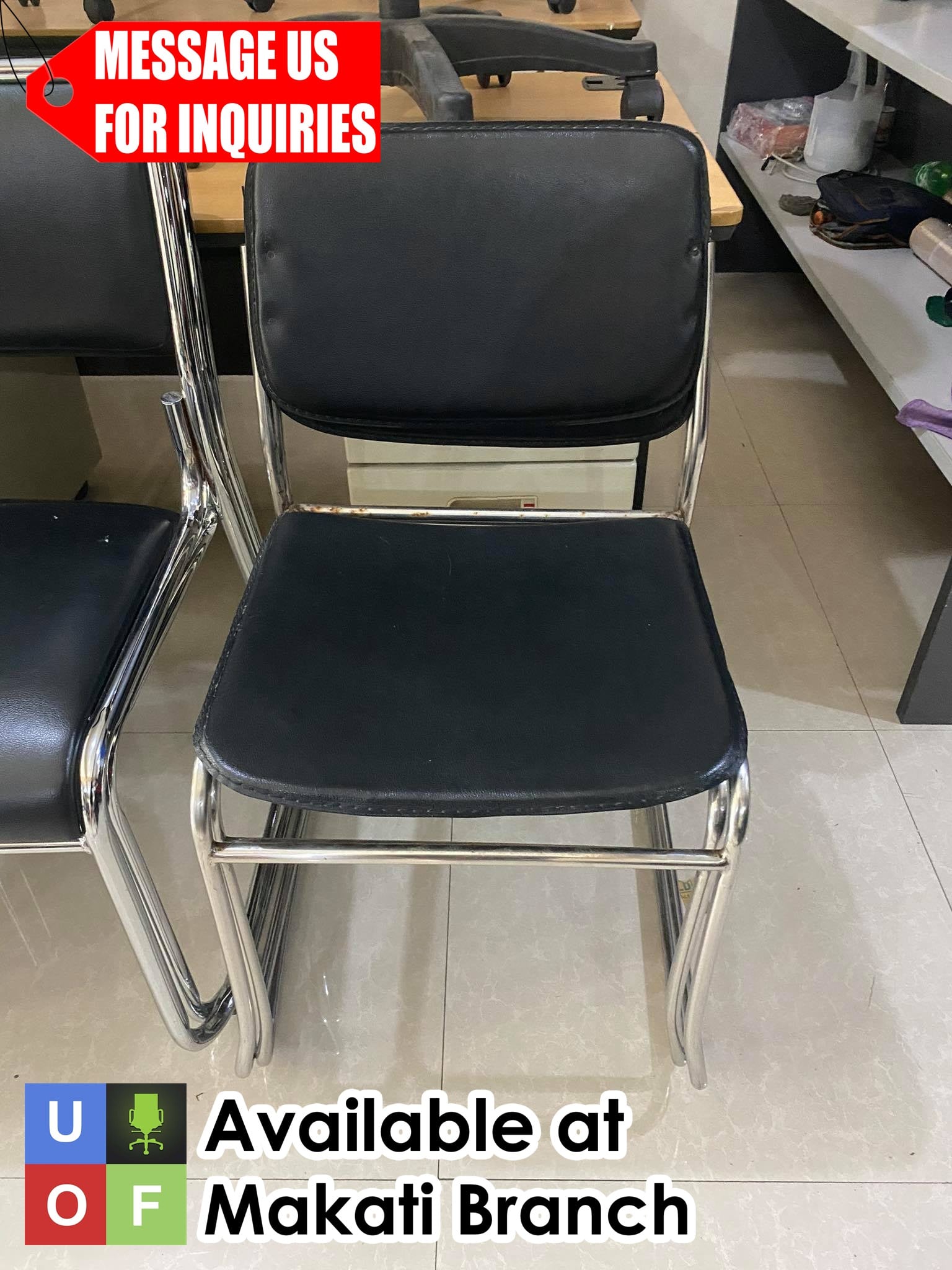 chair with wheel | Used Office Furniture Philippines