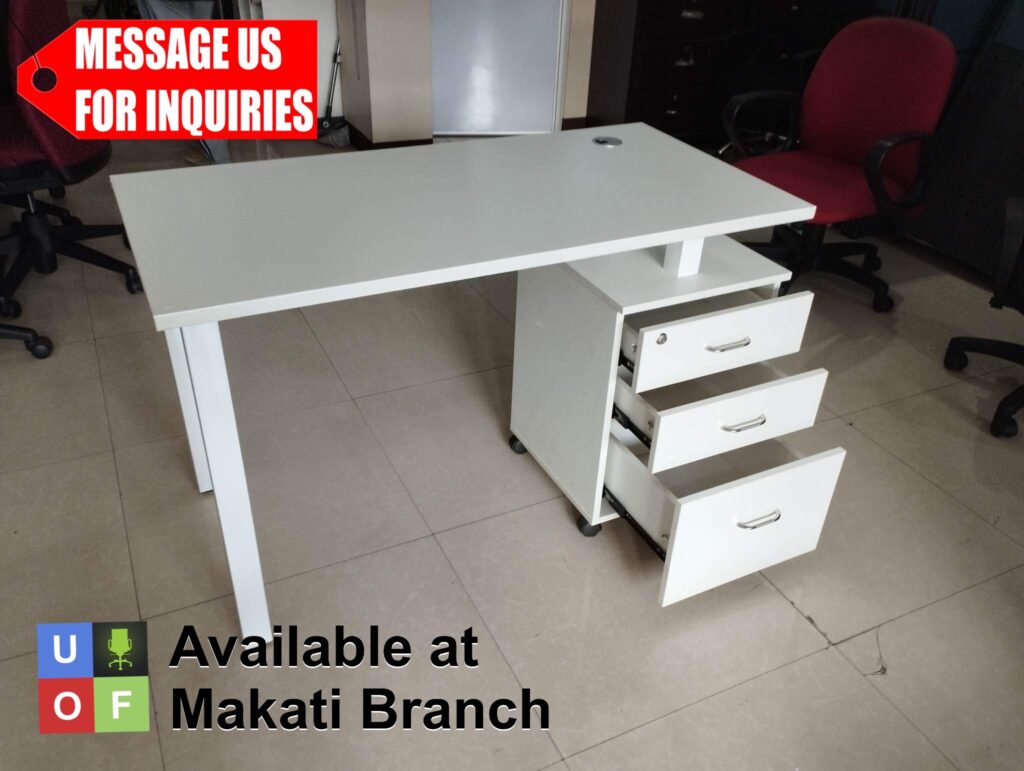 NEW ARRIVAL! Office table with 3-door drawer | Used Office Furniture ...